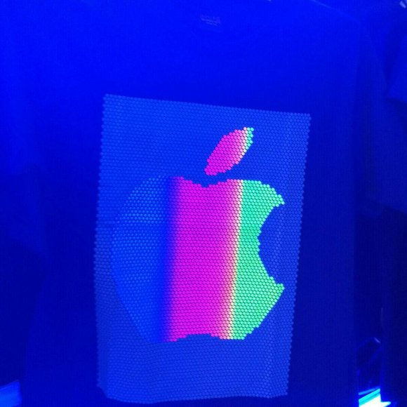 Shirts | Mac Apple Macintosh Glow In The Dark Blacklight T | Poshmark
